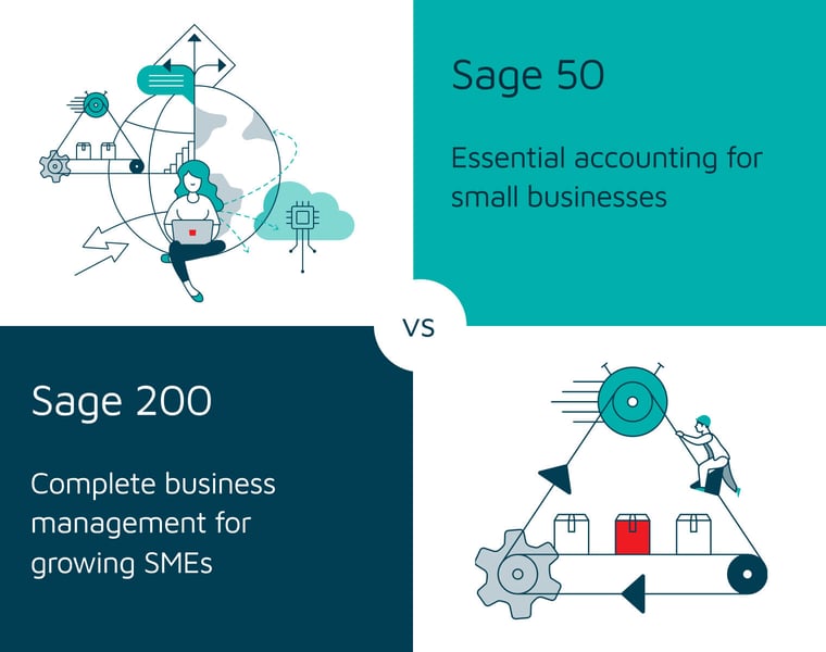 Sage 200 vs Sage 50 – making the move to Sage 200