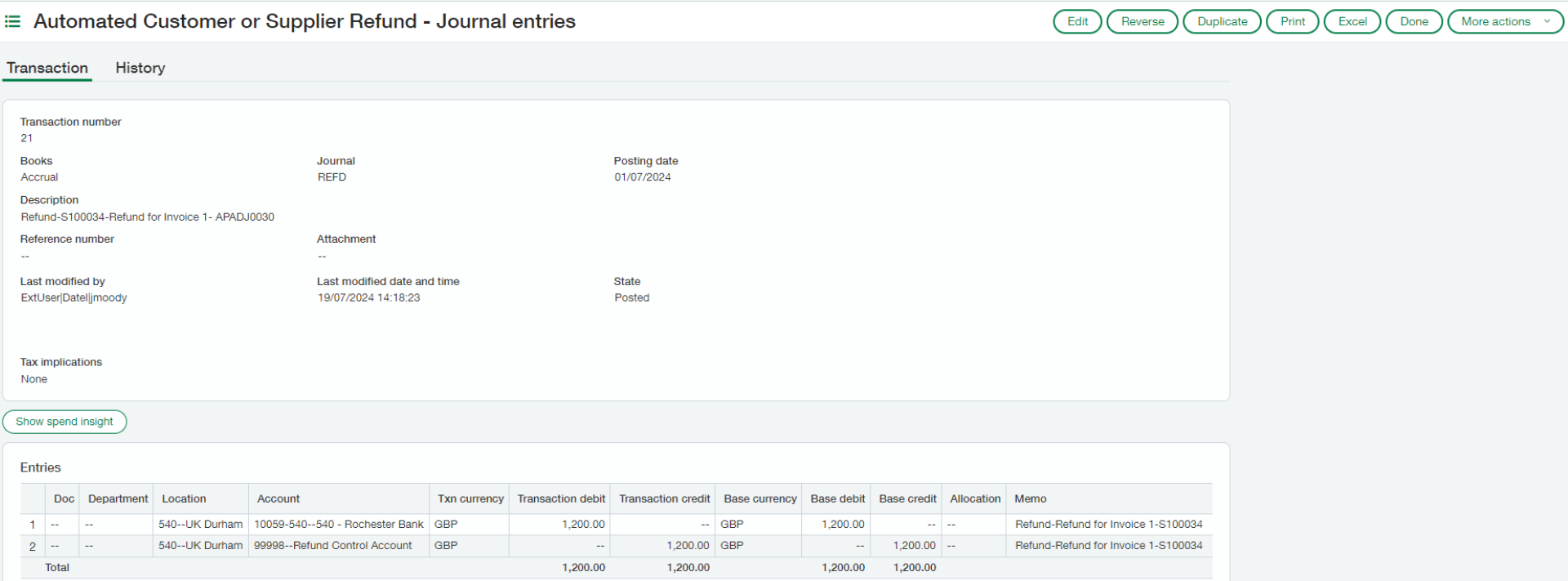 Processing Refunds From A Supplier | Sage Intacct